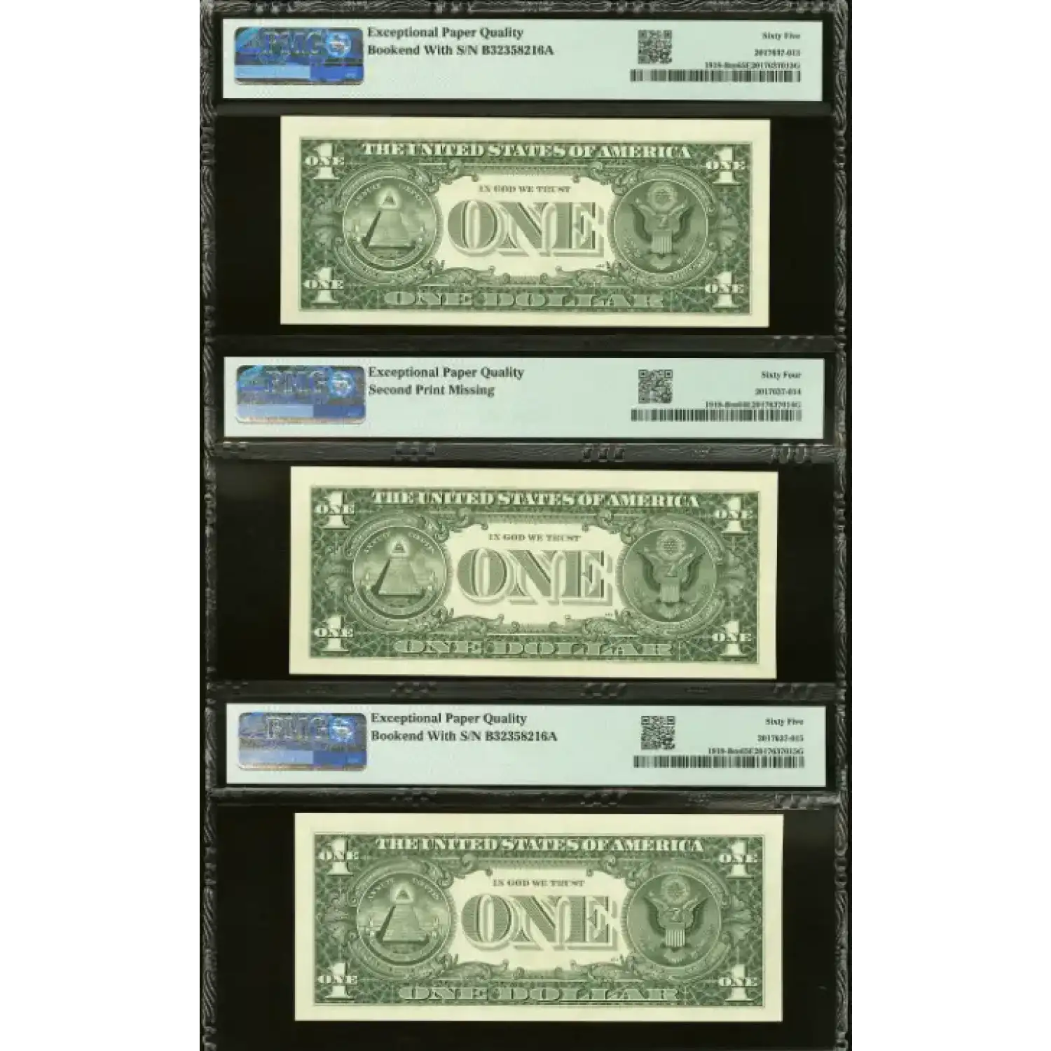 $1 1993 Green seal. Small Size $1 Federal Reserve Notes 1918-B ...