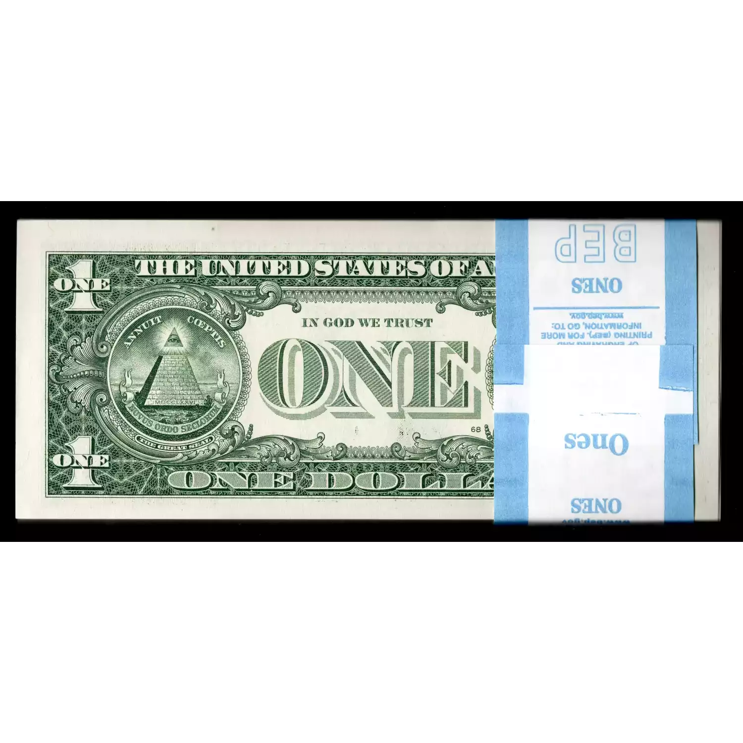 $1 2021 ORIGINAL STAR PACK = 100 Consecutive Replacement Notes = DALLAS ...