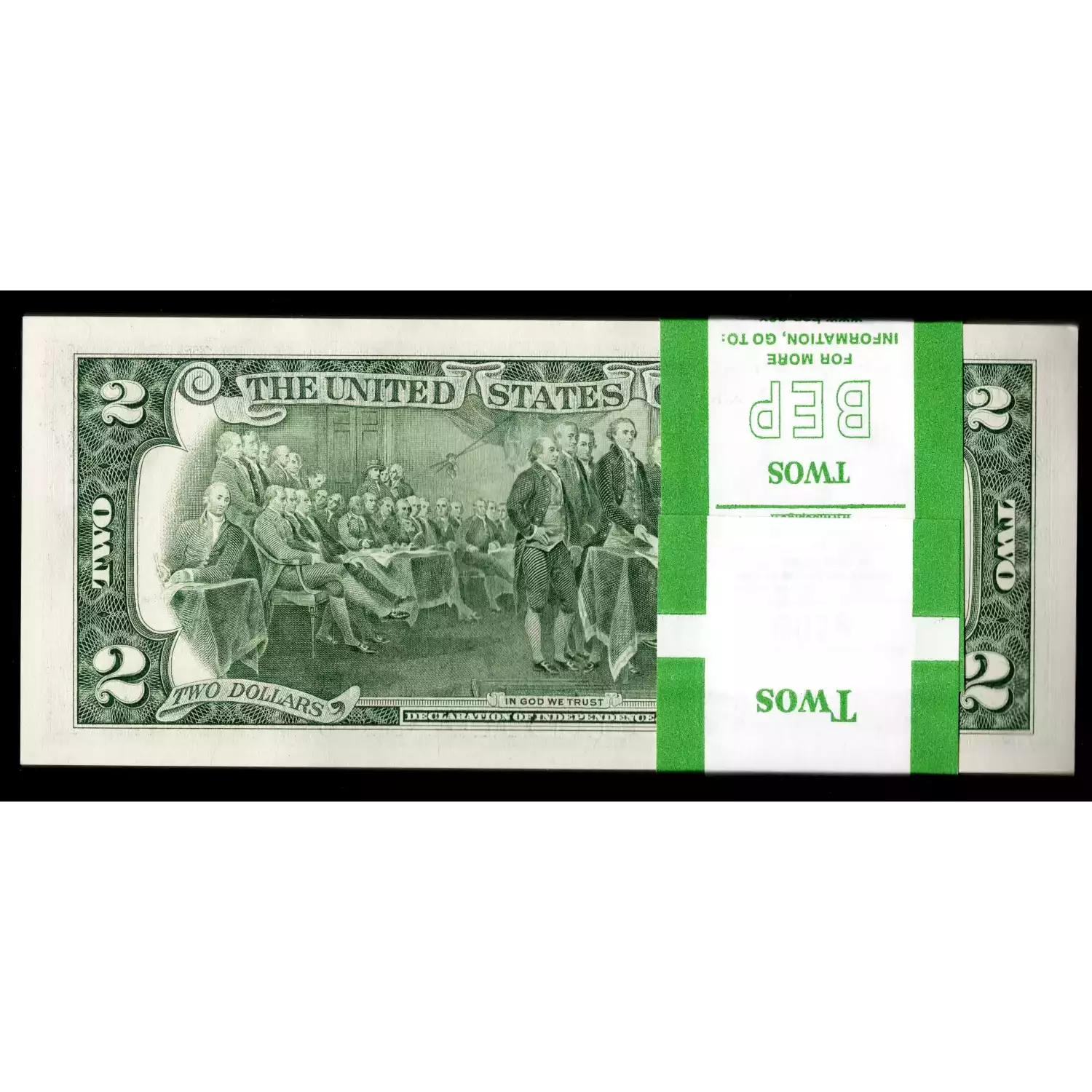 $2 2017-A ORIGINAL STAR PACK = 100 Consecutive Replacement Notes = New ...