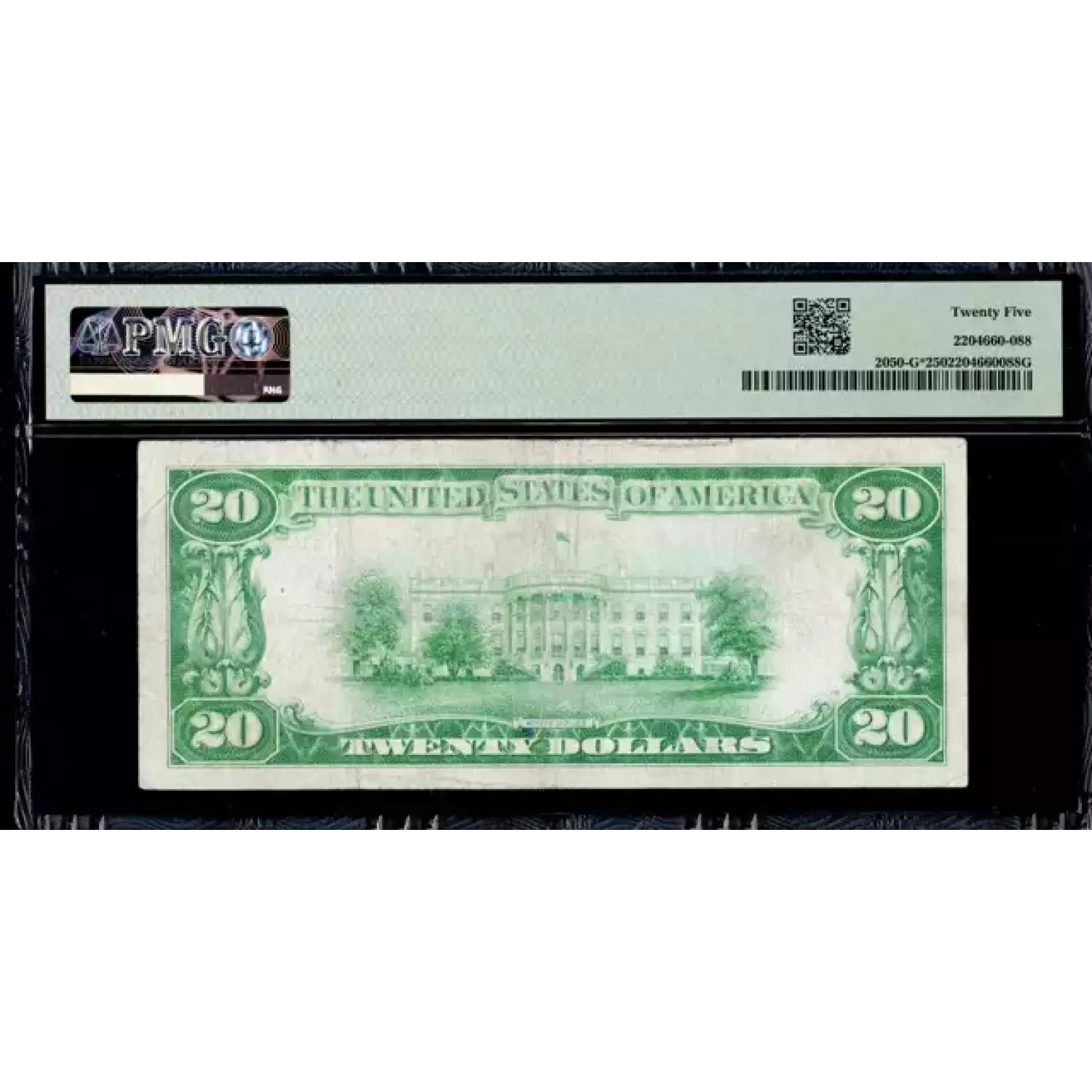 $20 1928 Green seal. Small Size $20 Federal Reserve Notes 2050-G ...