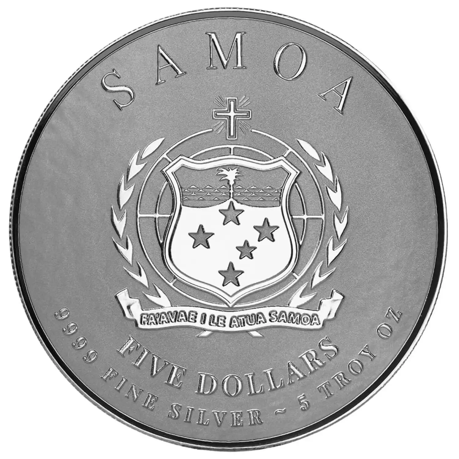 2025 5 oz Samoan - Commander Julius Caesar Silver Coin - Executive Currency