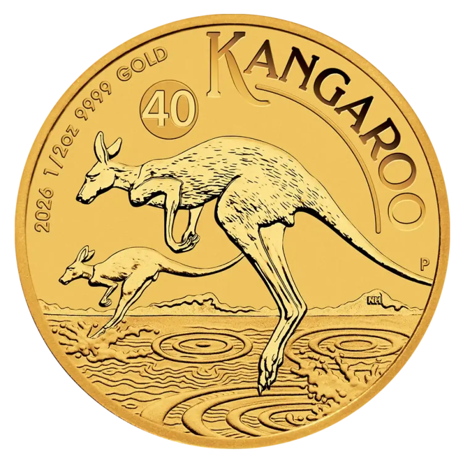 2026 1/2oz Australian Perth Mint Gold Kangaroo - Executive Currency