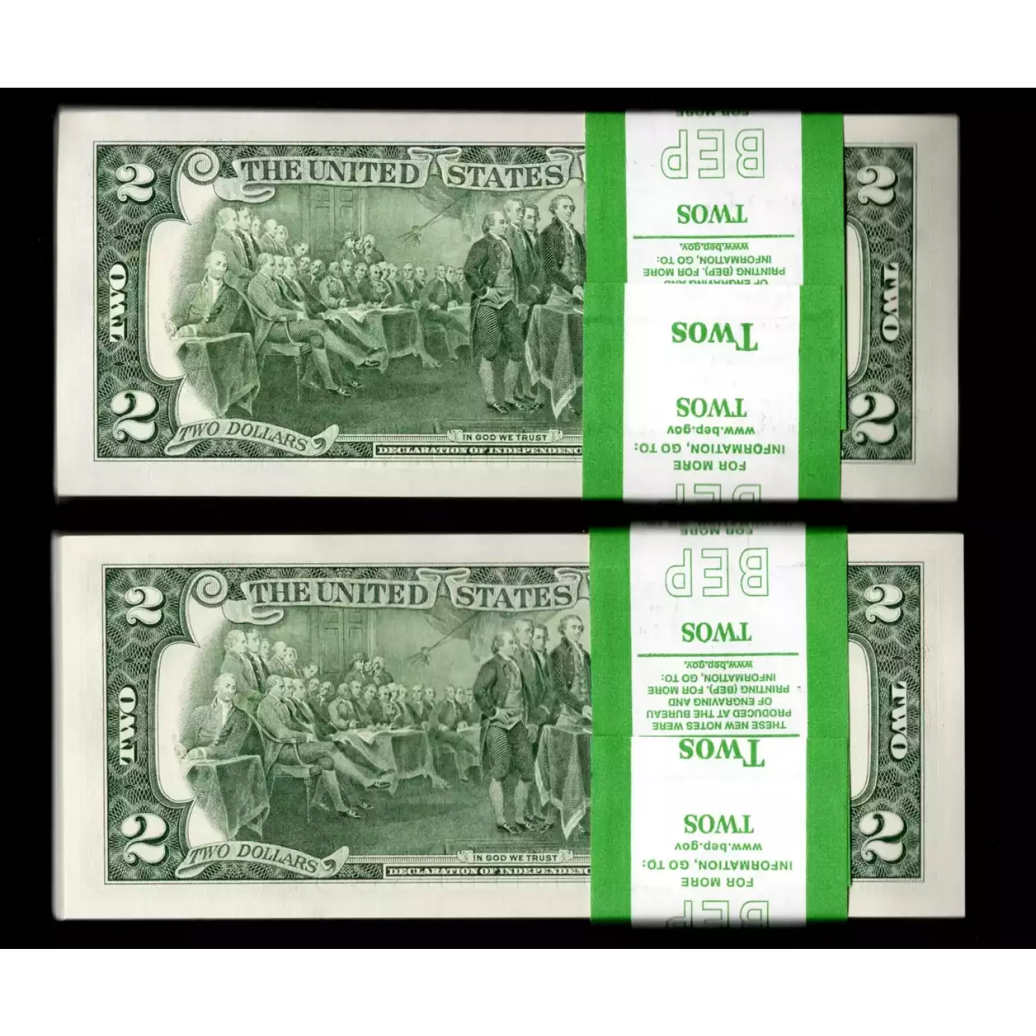 CONSEC PAIR: $2 2017-A STAR PACKS = 200 Consecutive Star Notes ...