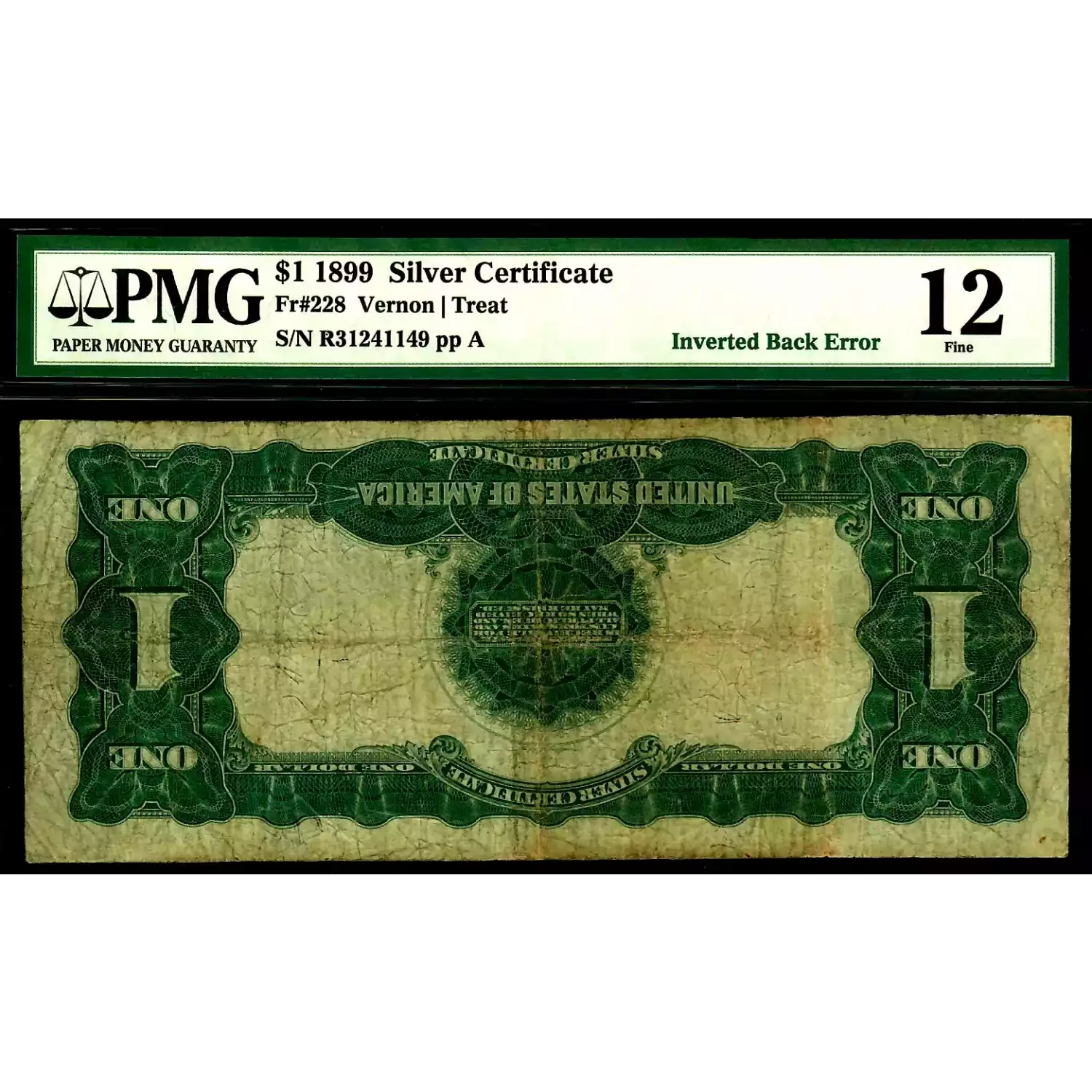 $1 1899 Blue Silver Certificates 228 - Executive Currency